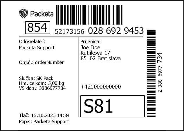 Packeta API